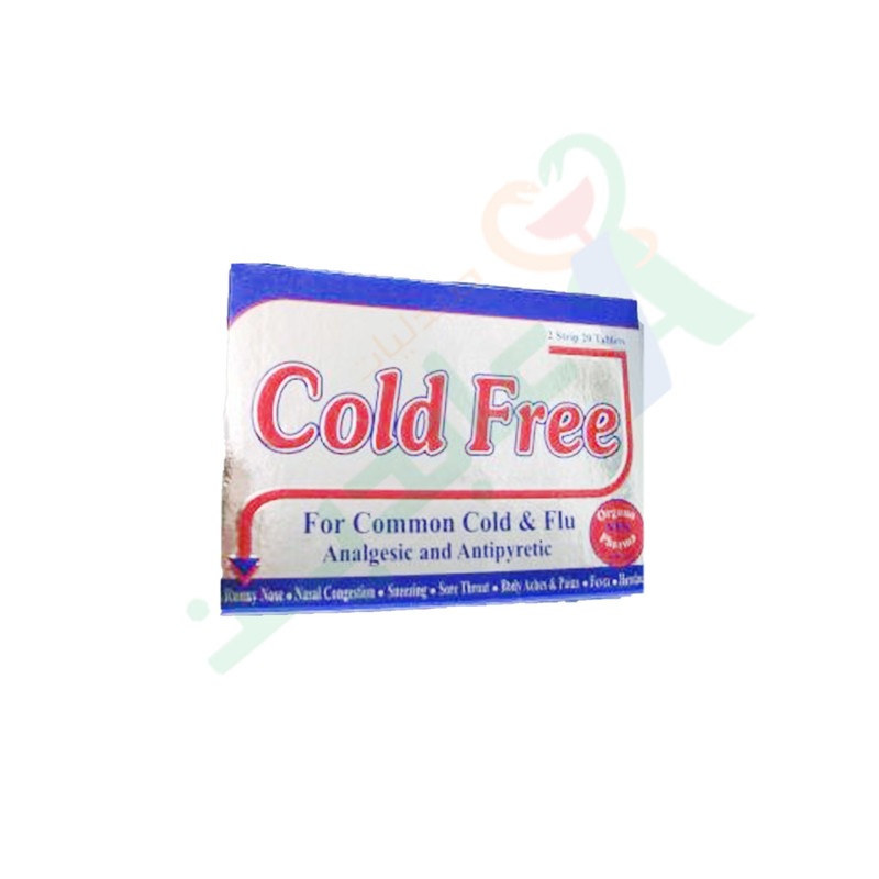 COLD FREE 20 TABLET | Abdin Pharmacies